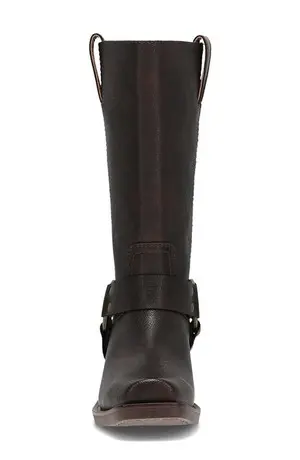 THE FRYE COMPANY Lorrie Harness Faux Leather Boot - Walnut