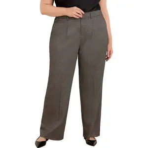 NIC+ZOE Tremont Wide Leg Lurex Tweed Pants - Black Multi