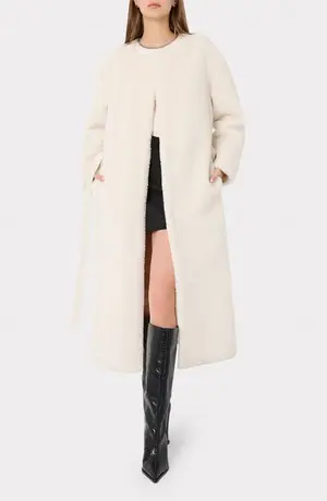MILLY Galia Faux Fur Coat