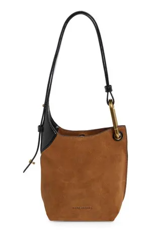 Marc Jacobs The Juliette Small Suede Bucket Bag - Copper