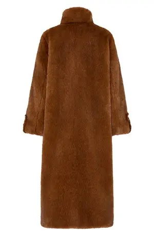 MILLY Gia Faux Fur Coat