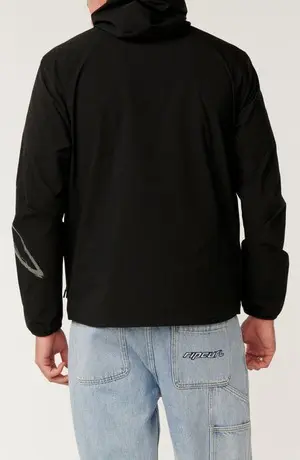 Rip Curl Eddie Would Go Spray Hooded Jacket - Black