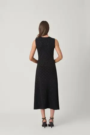 Shoshanna Crystal Embellished Knit Serenity Dress