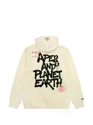 AAPE BY *A BATHING APE Moonface Graphic-print Hoodie