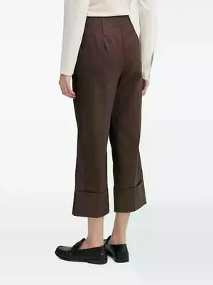 BENETTON Cropped Turn-up Cuff Trousers