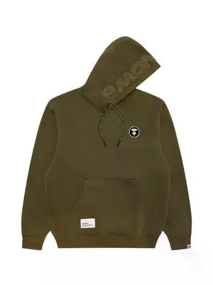 AAPE BY *A BATHING APE Moonface Logo-patch Hoodie - Black