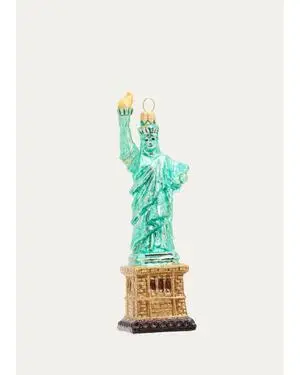 IMPULS Statue Of Liberty Glass Ornat - Multi