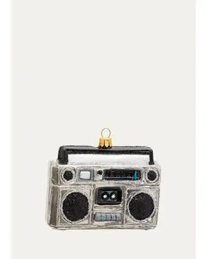 IMPULS Retro Boombox Glass Ornat - Multi