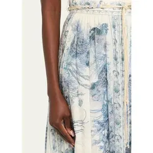 Zimmermann Wanderlust A-line Maxi Skirt