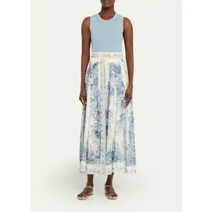 Zimmermann Wanderlust A-line Maxi Skirt