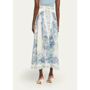 Zimmermann Wanderlust A-line Maxi Skirt
