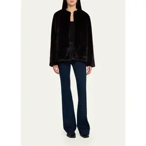 Veronica Beard Griselda Faux Fur Coat
