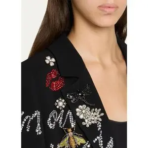 Cinq À Sept Greatest Hits Embellished Blazer