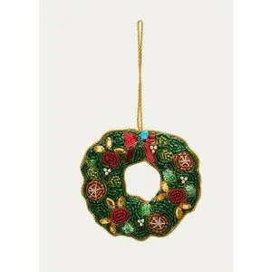 SUDHA PENNATHUR Beaded Wreath Ornat