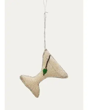 SUDHA PENNATHUR Martini Glass Beaded Ornat - Multi