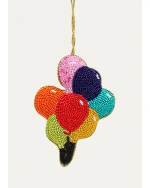 SUDHA PENNATHUR Beaded Balloons Christmas Ornat - Multi