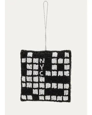 SUDHA PENNATHUR Crossword Puzzle Beaded Ornat