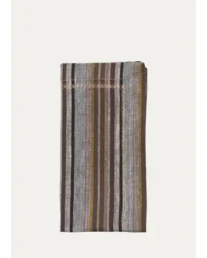 KIM SEYBERT Windsor Striped-linen Napkin - Multi