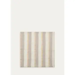 KIM SEYBERT Broad Stripe Embroidered Napkin