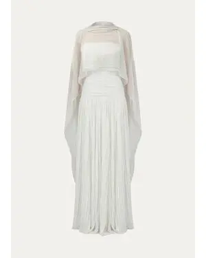 Simkhai Genoa Sheer Jersey Cape