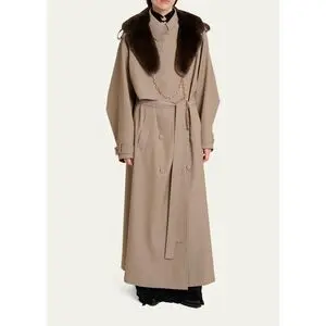 Gabriela Hearst Tellus Belted Long Trench Coat