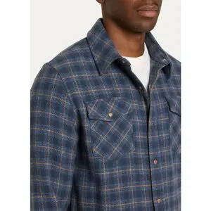 GOD'S TRUE CASHMERE Checked Cashmere Shirt