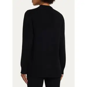 TOTEME Asymmetric Wool-cashmere Knit Sweater