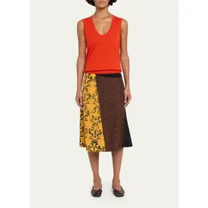 6397 Scraps Knee-length Skirt