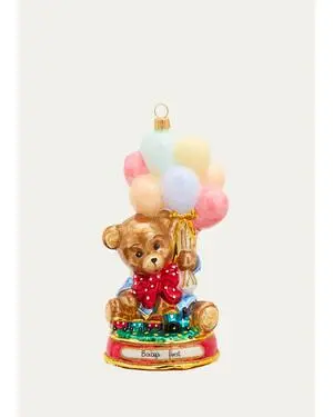 JOHN HURAS Baby's First Christmas Ornat - Multi