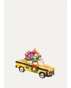 JOHN HURAS Nyc Taxi With Presents Ornat - Multi