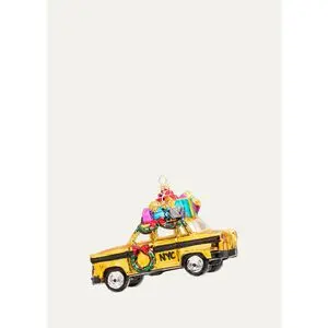 JOHN HURAS Nyc Taxi With Presents Ornat
