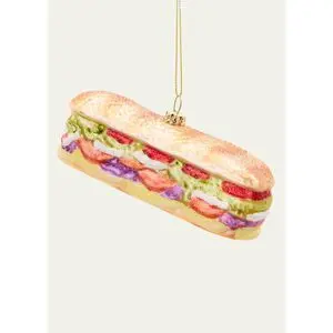 CODY FOSTER & CO Deluxe Sub Sandwich Christmas Ornat