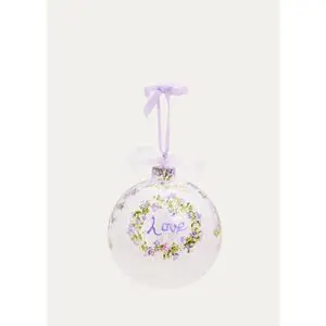 NANCY GEORGE-MICHALSON Wedding Dance Glass Sphere Ornat