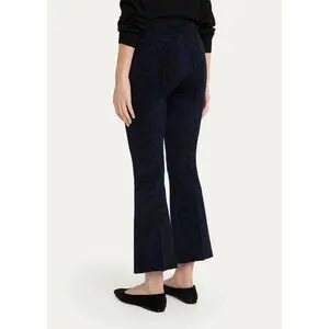 HIGH SPORT Cosmic Paisley Flared-leg Crop Pants