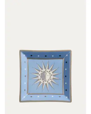 Jonathan Adler Soleil Square Porcelain Tray - Blue