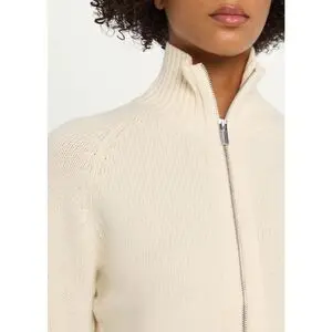 Theory Raglan-sleeve Zip Wool Knit Cardigan