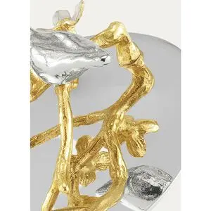Michael Aram Lovebirds Silver & Gold Trinket Box