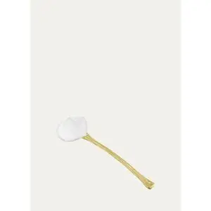 Michael Aram Butterfly Ginkgo Gold Caviar Dish With Spoon