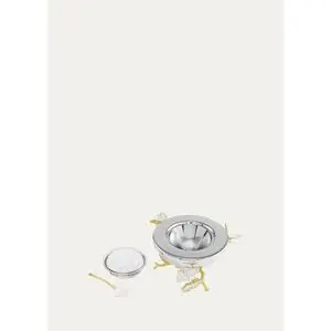 Michael Aram Butterfly Ginkgo Gold Caviar Dish With Spoon