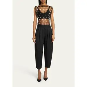 Isabel Marant Étoile Janice Pleated Wool Pants