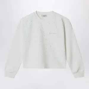 GOLDEN GOOSE Rhinestone-embellished Cotton Sweatshirt