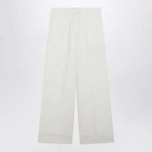 THE FRANKIE SHOP Brickell Wool-blend Trousers - White