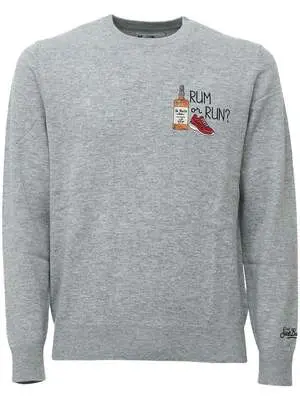 MC2 SAINT BARTH Mini Logo Crewneck Sweater