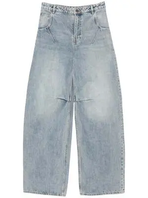 ENTIRE STUDIOS Mini Jeans In 100% Cotton Denim - Navy