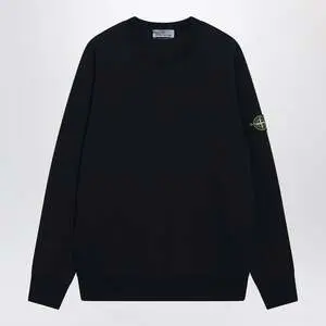 Stone Island Midweight Brushed Interior Raglan Sweatshirt With Ribbed Details