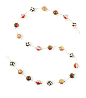 MACKENZIE-CHILDS Confetti Bauble Garland - Red