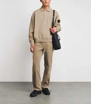 Stone Island Cotton Polo Sweater