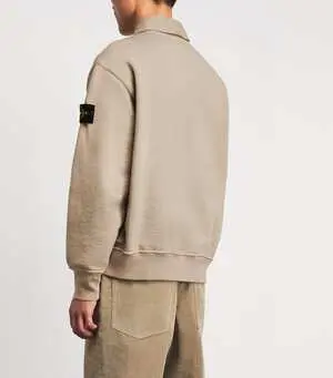 Stone Island Cotton Polo Sweater