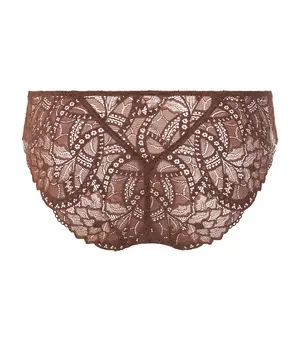 Hanro Azelia Mini Briefs - Brown