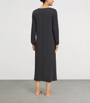 Hanro Cotton Long-sleeve Nightdress